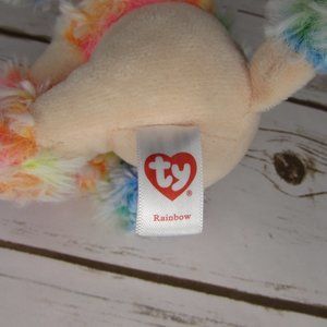 Ty | Toys | Ty Beanie Boos Rainbow Poodle Dog 6 Tie Dye Plush | Poshmark